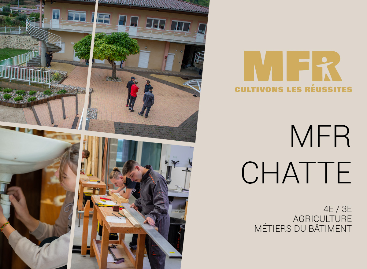 Nos établissements : Formations par alternance• MFR Isère